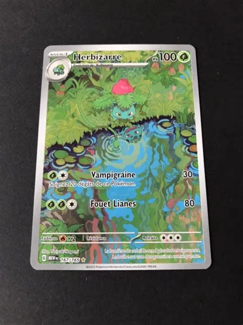 CARTE POKÉMON Herbizarre AR SECRETE Ecarlate Violet EV FR EUR PicClick FR