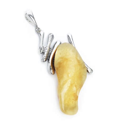 Unikatowy Wisior Z Bursztynem GoldPoint Pl