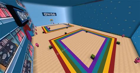 Squid Game Six Legged Pentathlon Recreation Gallery Minecraft