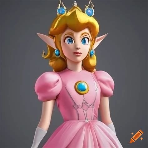 Link Cosplay As Princess Peach In A Pink Silk Ballgown On Craiyon