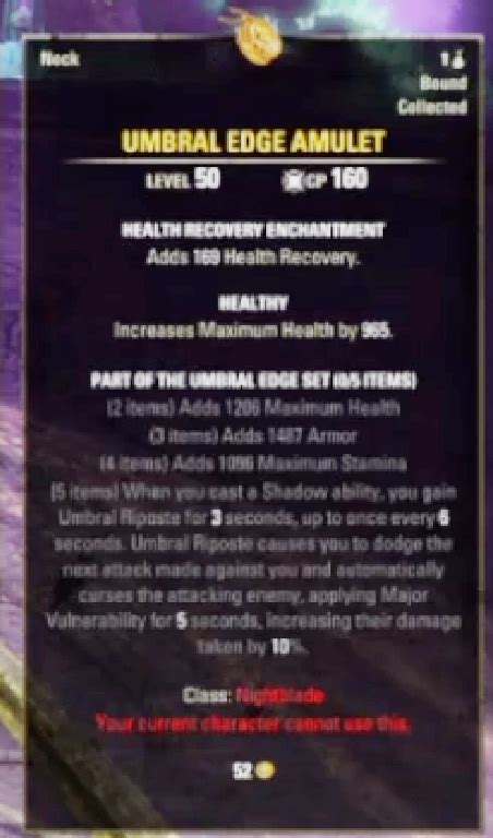 Thank You Zos Very Cool New Nightblade Class Set — Elder Scrolls Online