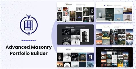 Masonry Builder汉化版101 瀑布流作品集画廊布局wordpress插件 主题阁汉化