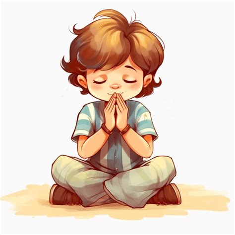 Cartoon Praying Cliparts 4121985 Clipart Library