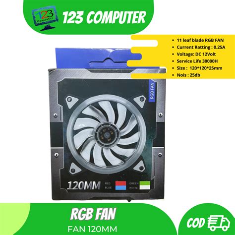Jual Fan Rgb Auto Fan Casing 12cm Rgb Led Fan Case 120mm Murah