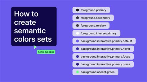 How To Create Semantic Color Sets Figma