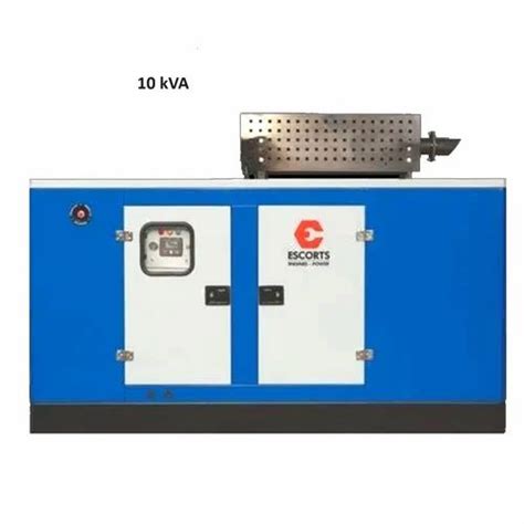 10 Kva Escorts Diesel Generator At ₹ 320000piece Escorts Diesel