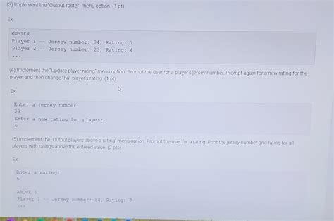 Solved In One Inl Array And The Ratings In Another Int Array Chegg
