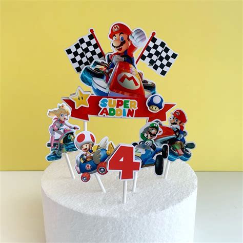 Jual Cake Topper 3D Karakter Super Mario Kart Mario Bros Hiasan Kue