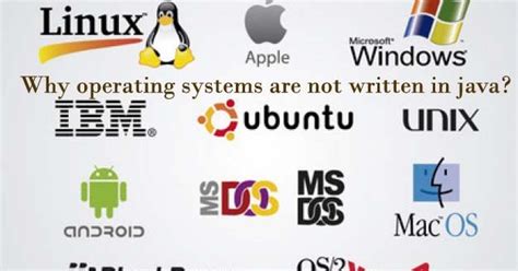 Why Operating Systems Are Not Written In Java ~ Tutorialtpoint Java