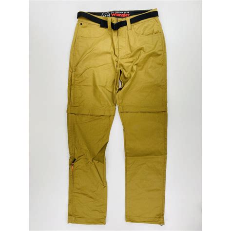Wrangler Packable Zipoff Carg Second Hand Wanderhose Herren Braun
