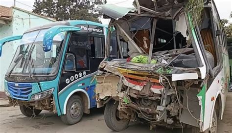Choque Entre Buses Interprovinciales Dejan Seis Heridos En Laredo El Men