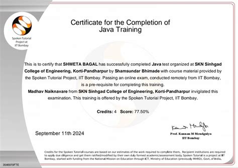 Shweta Bagal On Linkedin Java Programming Learningjourney Iitbombay Professionaldevelopment
