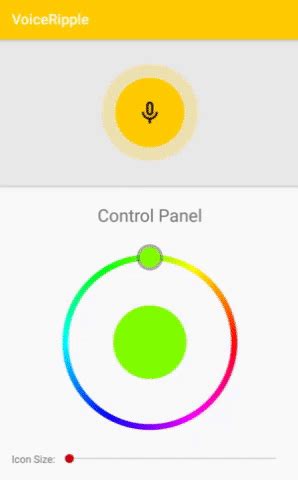 VoiceRipple Sample Code And Directory Of Libraries For Android