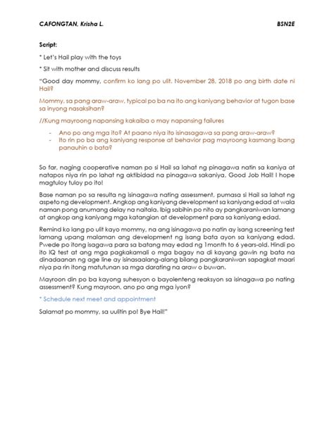 Mmdstresults Script And Form Pdf