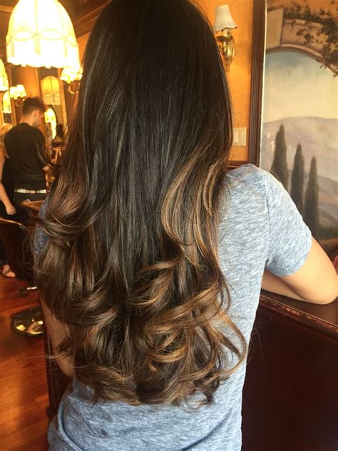 Partial Highlights Brown Hair