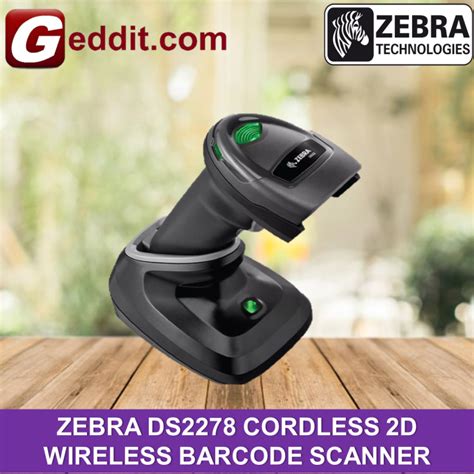 Zebra Ds2278 Sr7u2100prw Cordless 2d Wireless Barcode Scanner Lazada
