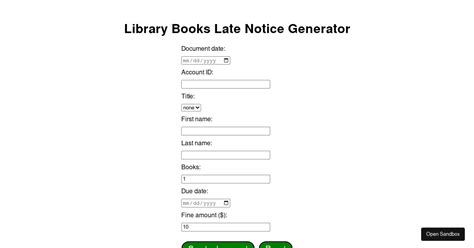 Docx Templates Basic Example Codesandbox