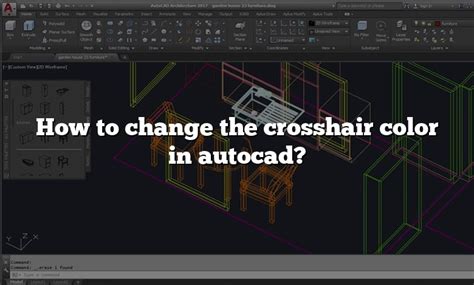 Change Crosshair Colour Autocad