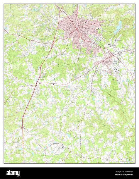 Sanford North Carolina Map 1974 124000 United States Of America By