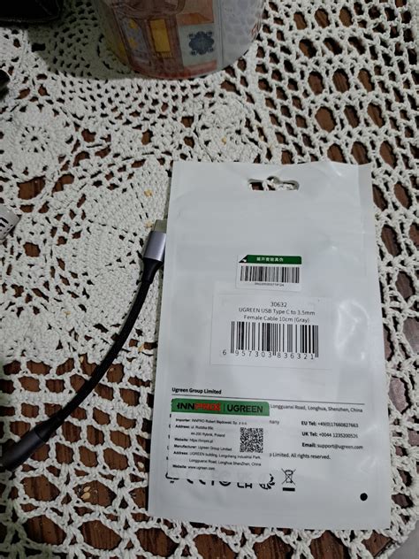 Ugreen Μετατροπέας Usb C Male σε 35mm Female Γκρι 30632 Skroutzgr