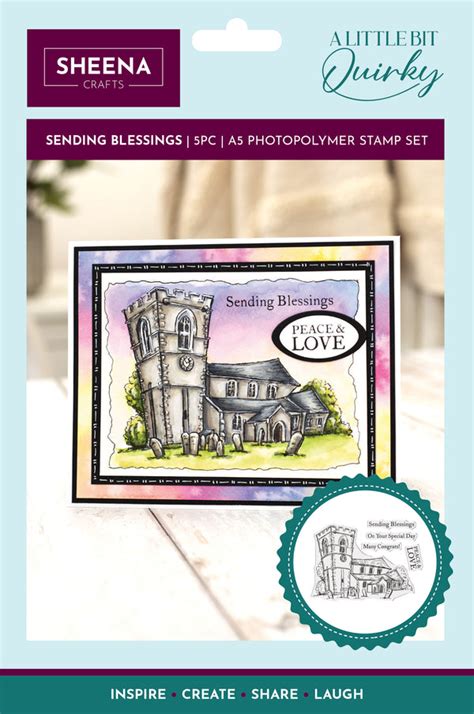 Sheena Douglass Photopolymer Stamp Sending Blessings Crafters