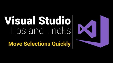 Visual Studio Quick Tips Move Lines With A Single Keypress Youtube
