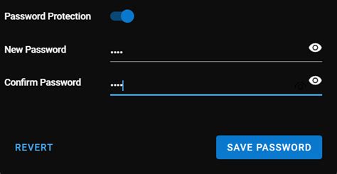 Password Protection Password Protection