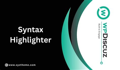 Wpdiscuz Syntax Highlighter 108 Download For Wordpress Wpdiscuz