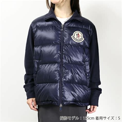 【楽天市場】moncler モンクレール Cardigan カーディガン ニット ダウン 切り替え コンビブルゾン アウター ナイロン