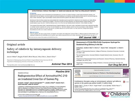 Enhanced Drug Delivery To The Inner Ear Ppt Download