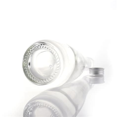 Wholesale 1 Liter Glass Wine Beverage Milk Fresh Juice Bottle With