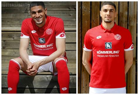 Mainz 05 201617 Lotto Home Kit Football Fashion