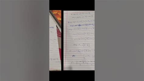 Trignometry Question Youtube