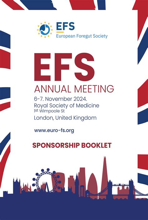 Sponsorship Booklet London 2024 The European Foregut Society Efs