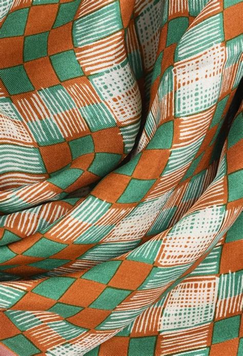 Foulard Maria De La Orden X Monoprix Vert Fonce Monoprix Femme