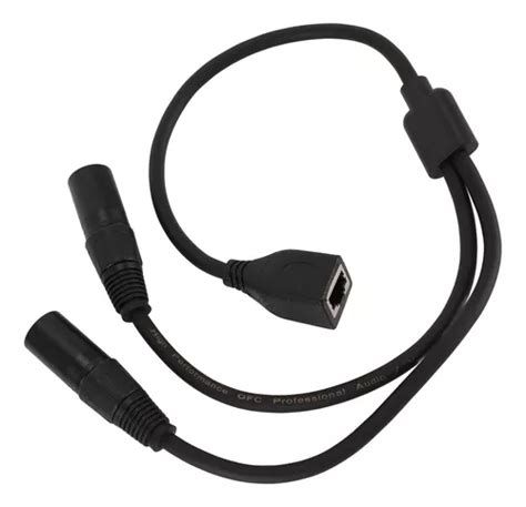 Cable Hembra Dual Xlr A Rj45 Adaptador Y Divisor En Y De 3 Cuotas