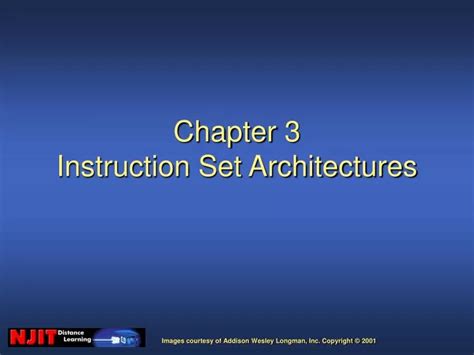 Ppt Chapter 3 Instruction Set Architectures Powerpoint Presentation