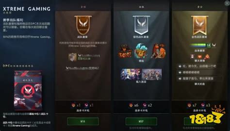 Dota2xg应援团内容一览 喷绘载入页面聊天轮盘展示18183dota2专区