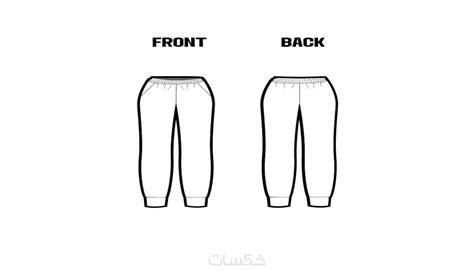 تصميم أزياء مسطحه Flat Fashion Design خمسات