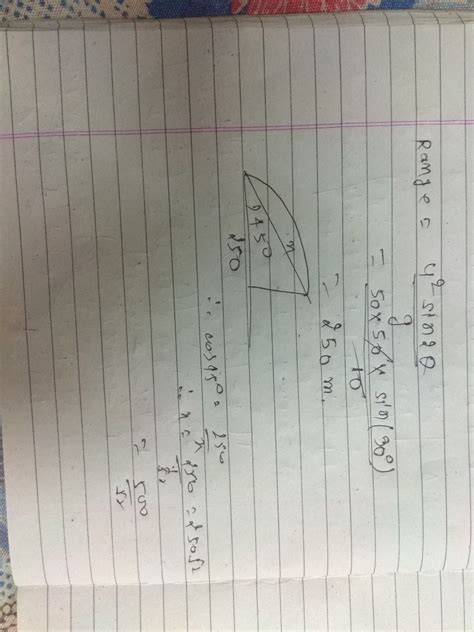 26 4 0 5 m s a projectile is fired horizontally from an inclined