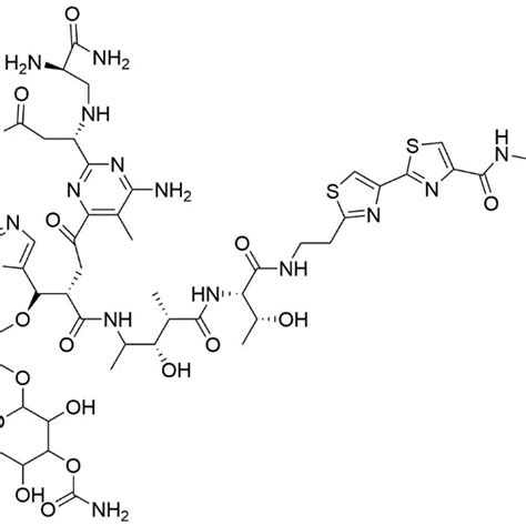 The Chemical Structure Of Bleomycin The 2d Structure Was Derived From Download Scientific