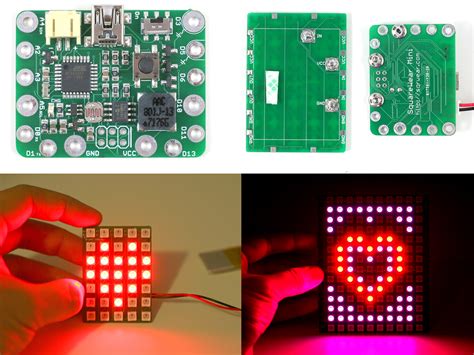 Introducing Squarewear Mini With All New Chainable Color Led Matrix
