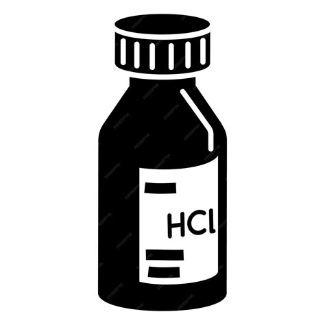 Premium Vector Hcl Solution Icon Simple Illustration Of Hcl Solution
