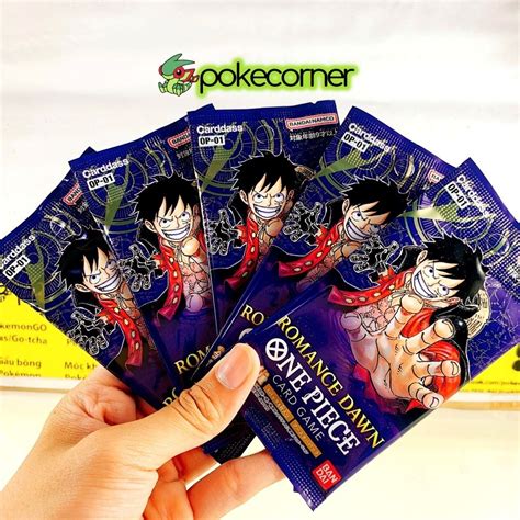Mua 01 Pack gói thẻ nhân phẩm bài One Piece Card Game Romance Dawn OP