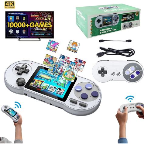The Data Frog SF2000 Retro Handheld Game Console 10 000 Games