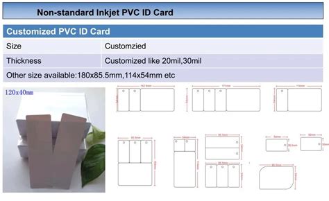 플라스틱 Pvc 공백 잉크 제트 Id 카드 Cr80 크기플라스틱 카드를 위한 잉크 제트 Pvc 장 Buy 플라스틱 Pvc 빈 잉크젯 Id 카드엡손 L1800 잉크젯