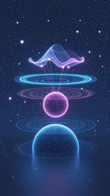 Free Quantum Reality Visualized Photo Quantum Cosmic Particles