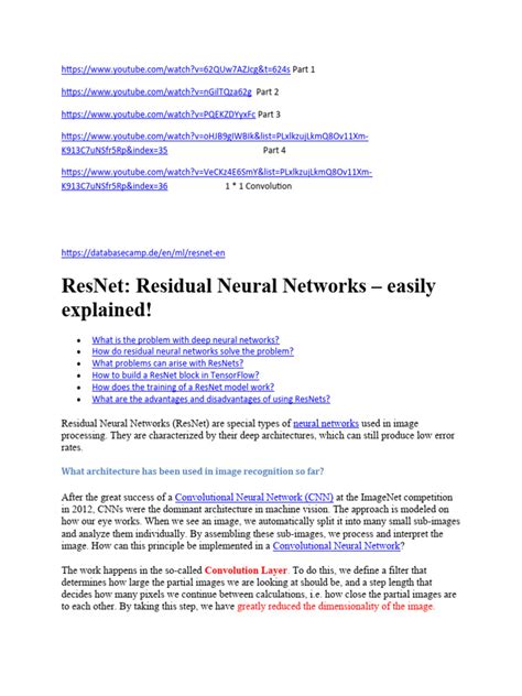 res net pdf artificial neural network deep learning