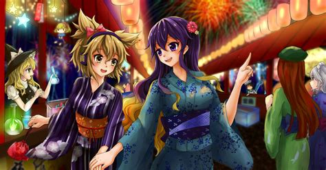 【東方project】「夏祭り」イラスト霧川弥歌 Pixiv