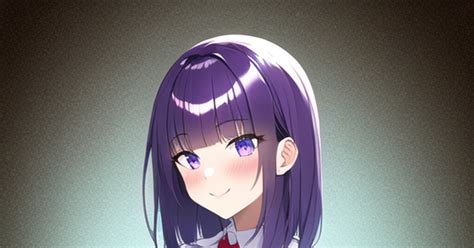 Novelai 紫髪☓スリットスカート☓パンスト☓巨乳お姉さん ユーキヒロ自己紹介読んでのイラスト Pixiv
